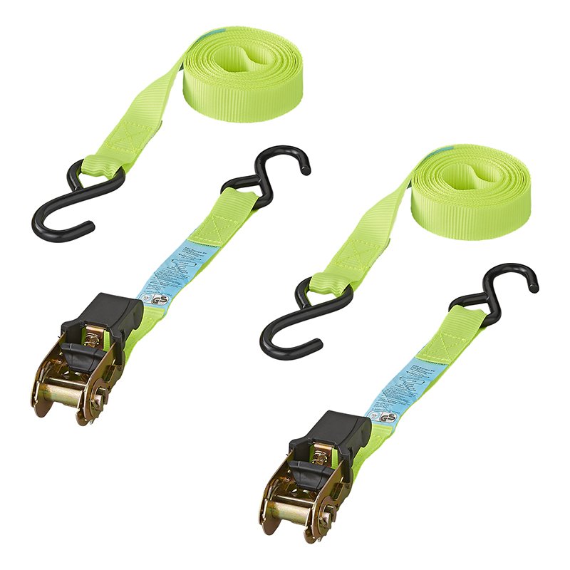 Spanngurt mit Ratsche + 2 Haken 5 Meter Set von 2 Stück - PAT Europe