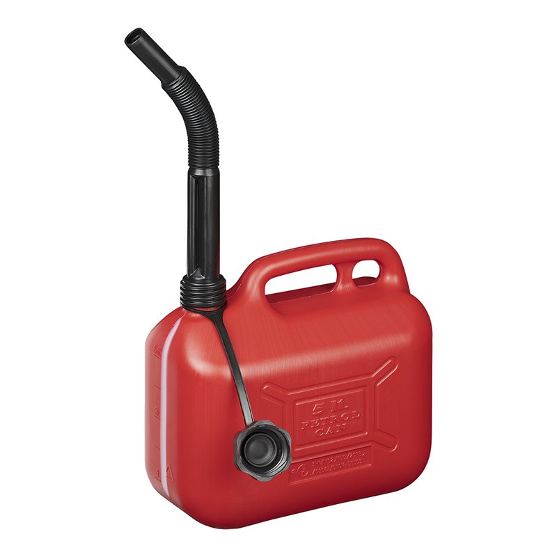 Fuel can 5L plastic red UN-approved - PAT Europe